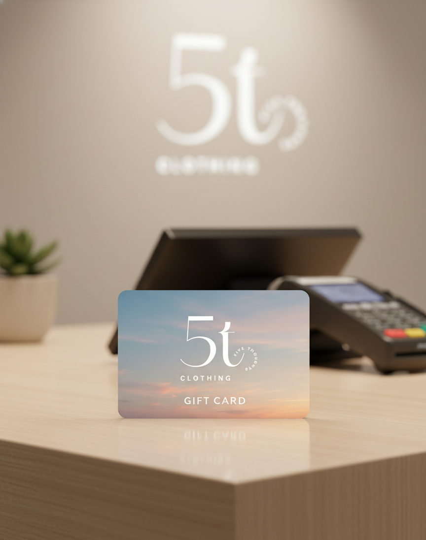 Electronic Gift Card – 5t Clothing